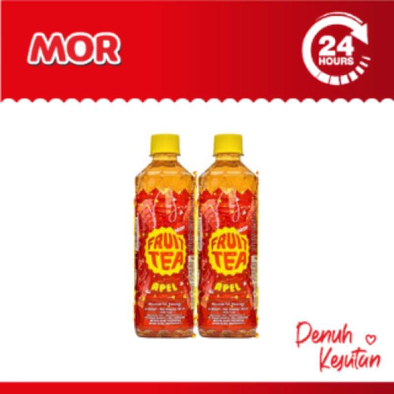 Jual DAPAT 2 - FRUIT TEA Apple Minuman Teh Manis Rasa Apel Btl 500 ml ...