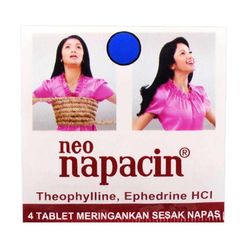 Jual NEO NAPACIN OBAT SESAK NAPAS ISI 4 TABLET BANDED 2 PCS di Seller ...
