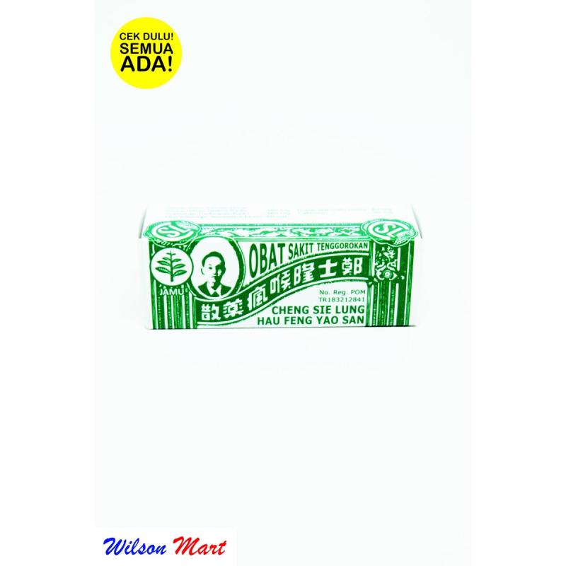 Promo Cheng Sie Lung Hau Feng Yao San Sl Obat Sakit Tenggorokan [1,2 Gr ...