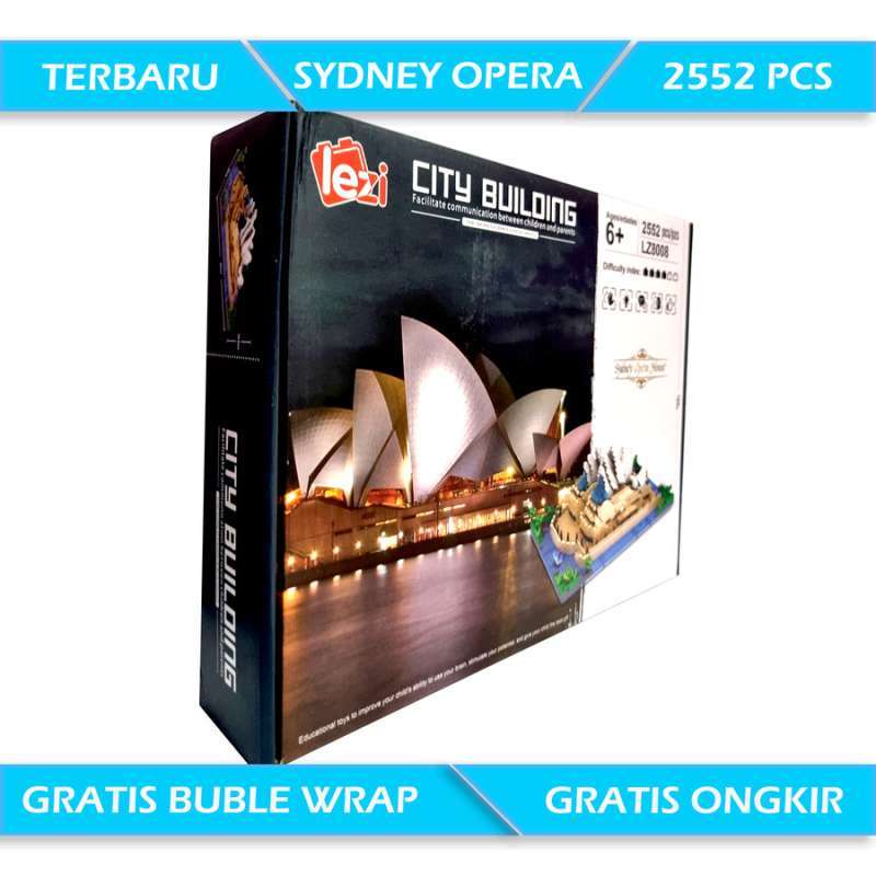 Jual Sydney Opera House Building Blocks Nano Block Brick Land Mark ...