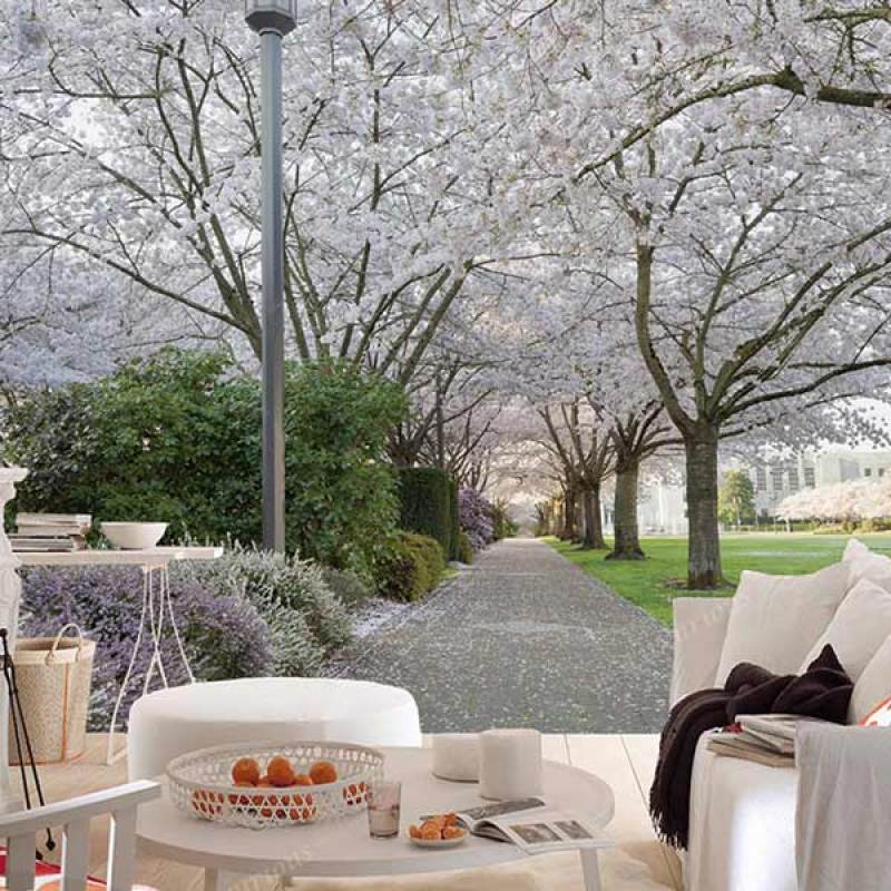 Jual Luxurious Ntr - 010 Motif Nature 3d Custom Wallpaper Di Seller ...