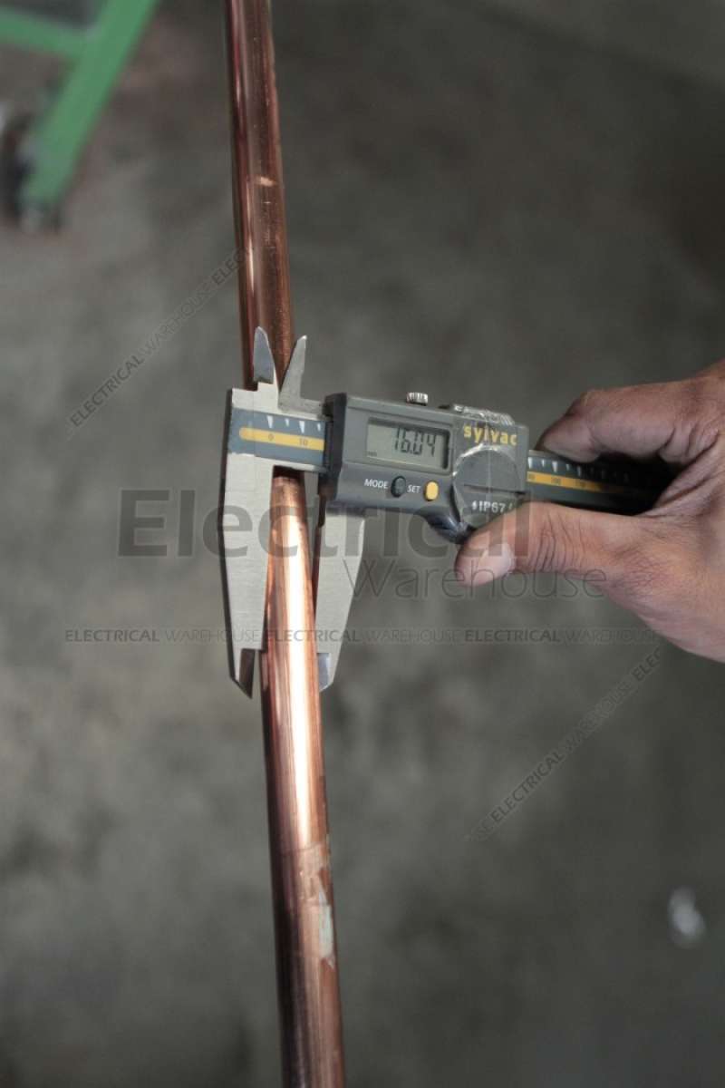 Jual Copper Rod 5/8 Inch Full 16mm 3 Meter ( Ground, Grounding Tembaga ...