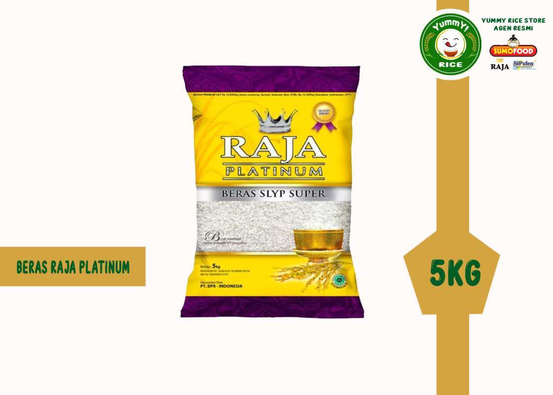 Jual Beras RAJA Platinum 5 kg - JKT di Seller Yummy Rice Store ...