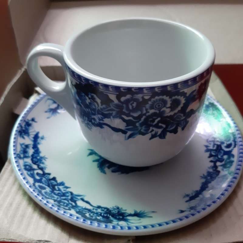 Jual Cangkir set keramik motif oriental jadul di Seller Alfesa Store ...