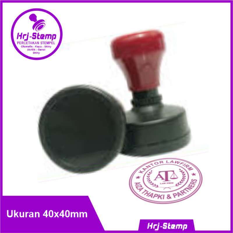 Jual Cetak Stempel Otomatis 1 Warna Ukuran Standar Stempel Advokat Di ...