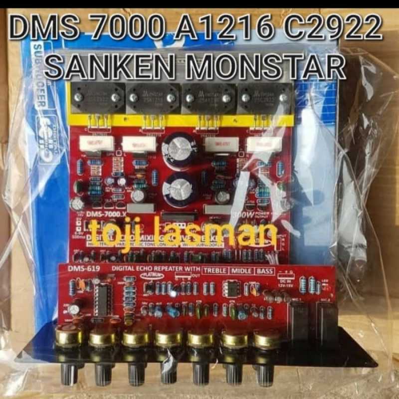 Jual Unik kit pcb mixing speaker aktif echo mic parametrik dms 7000 ...