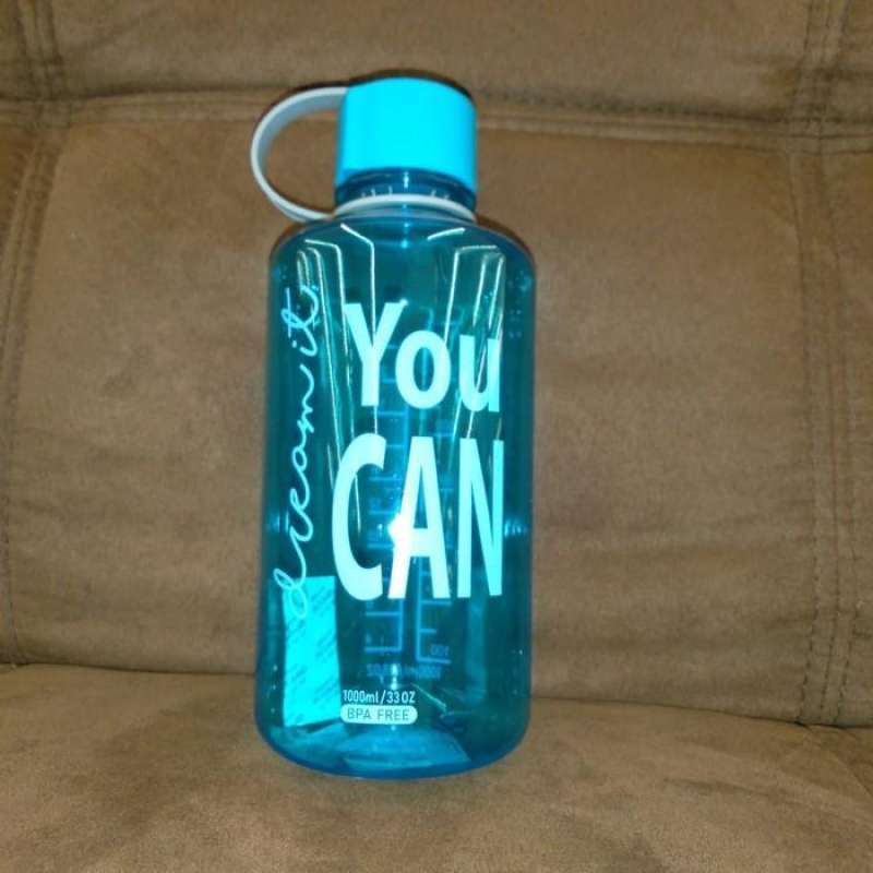 Jual botol minum botol air 1 liter informa biru muda di Seller Aurora23 ...