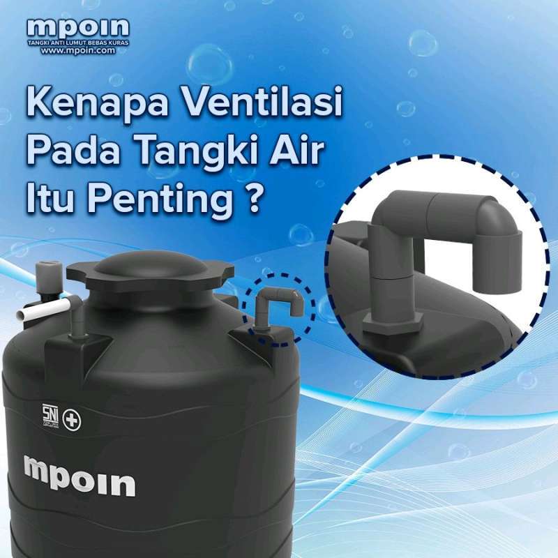 Jual Tandon Air / Toren Air / Tangki Air Mpoin Drain 600 L Invoice Di ...