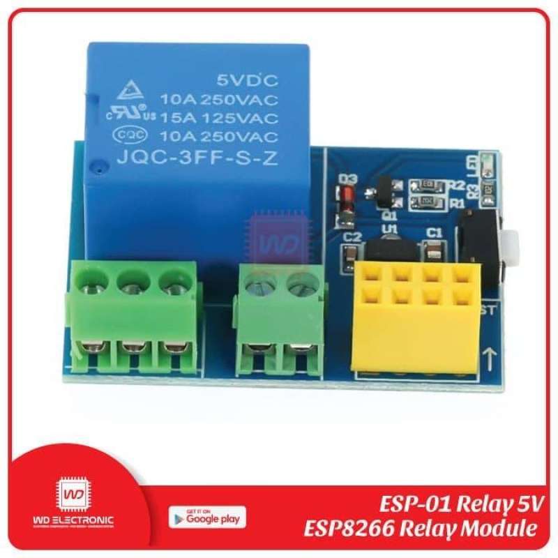 Jual Esp-01 Esp01 Relay 5v Dc Module Relay Esp-01 Di Seller Easyware ...