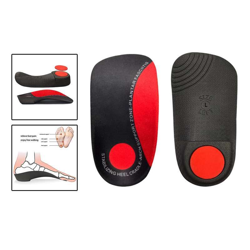 Jual Eva Orthotic Shoe Insoles High Arch Support Cushion For Plantar ...