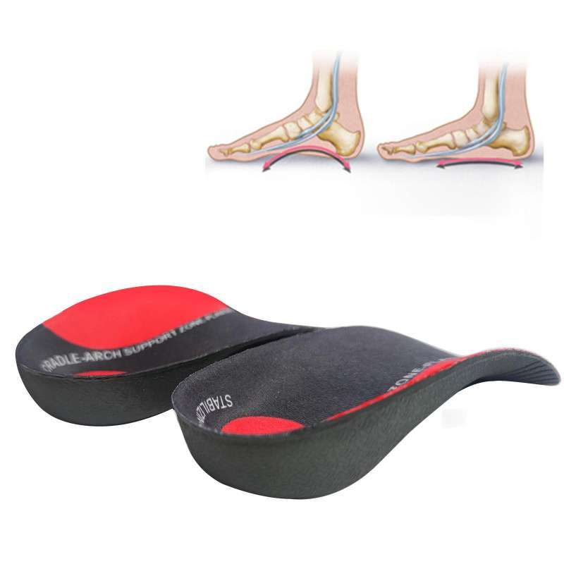 Jual Eva Orthotic Shoe Insoles High Arch Support Cushion For Plantar ...
