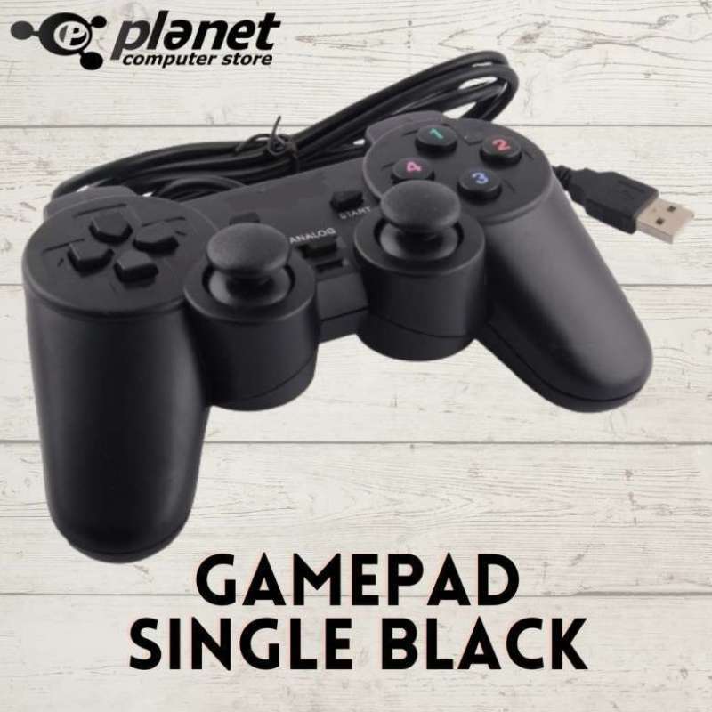 Jual Gamepad PC Single Hitam di Seller Planet Computer Store - Aur ...