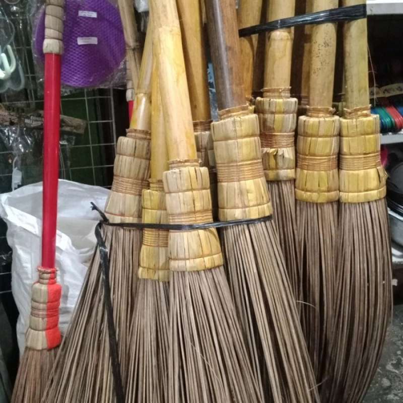 Promo Sapu Taman Sapu Halaman Sapu Lidi Aren Diskon 5% Di Seller Bumi ...