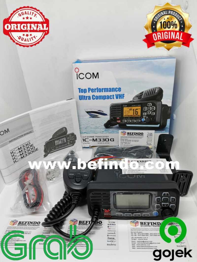 Jual Rig VHF Marine Dilengkapi GPS ICOM IC-M330G Original Garansi Resmi ...