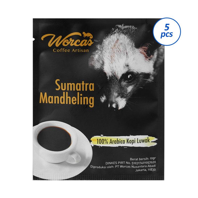 Jual Worcas Luwak Sumatra Mandheling Drip Coffee Sachets [ 5 Sachet] di ...