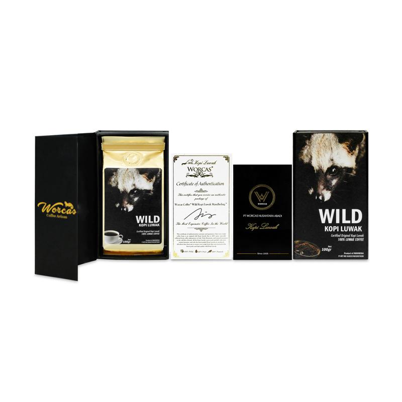Jual Worcas Wild Luwak Coffee Classic Box Bubuk Kopi [100 g] di Seller ...