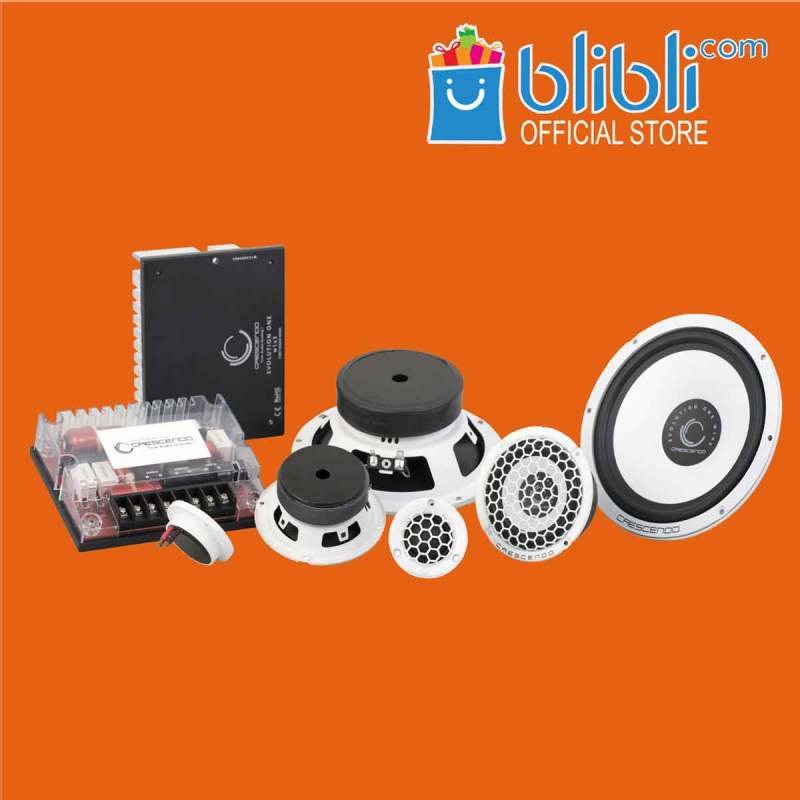 Jual Crescendo 3 Way Evolution W1S3 Semi Passive Speaker Mobil di ...