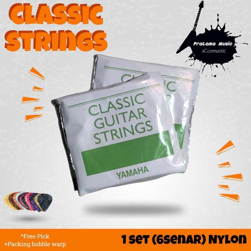 Promo Yamaha Classic Nylon, Senar Gitar nylon Classic Yamaha , 1set ...