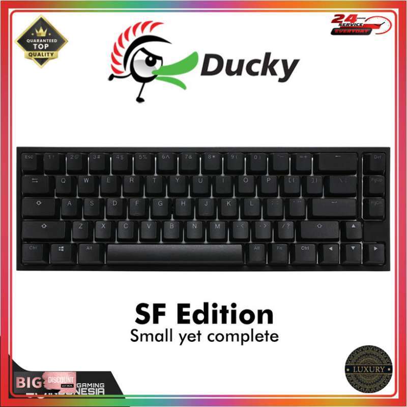 Jual Ducky One 2 Sf Rgb-65 Mechanical Gaming Keyboard-Blue di Seller ...