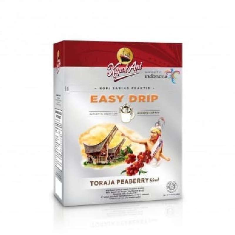 Jual Coffee / Kopi - Kapal Api Easy Drip Toraja Peaberry Blend Box Di ...