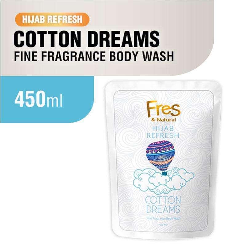 Jual FRES & NATURAL Cotton Dream Sabun Mandi [450 mL/ Refill] di Seller ...