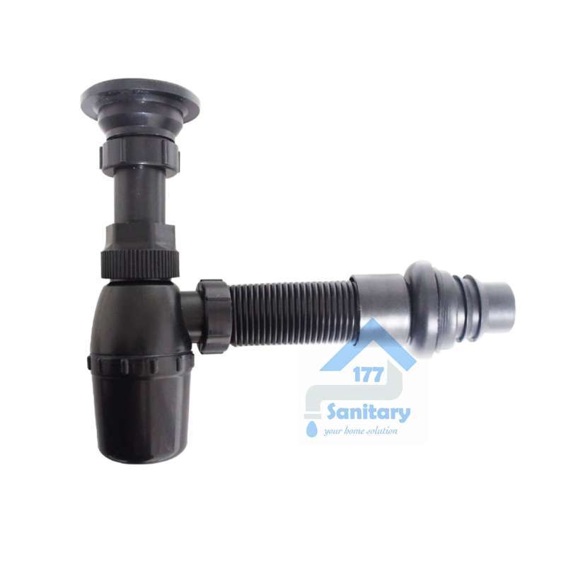 Jual Sifon Botol Plastik Fleksibel HITAM 3098-Saringan afur Cuci Tangan ...