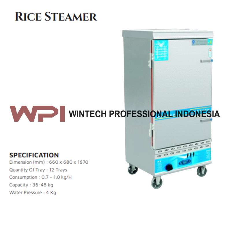 Jual Mcr-12 Heavy Duty Gas Rice Steamer (cooker) - Mesin Pemasak Kukus Nasi Dengan Cara Disteam ...