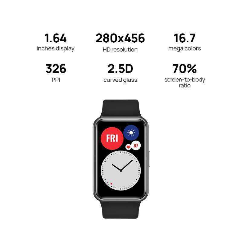 Jual Huawei Watch Fit Smartwatch | Pemantauan Spo2 24 Jam | 1,64 Vivid ...