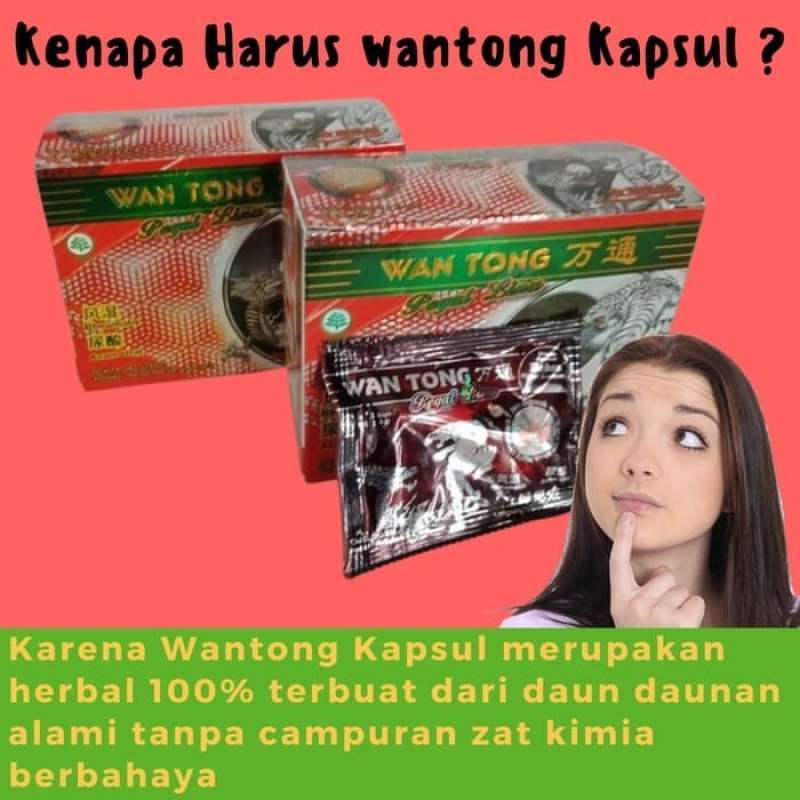 Promo Wantong Kapsul Hologram ORIGINAL Diskon 35% di Seller Toko Herbal ...