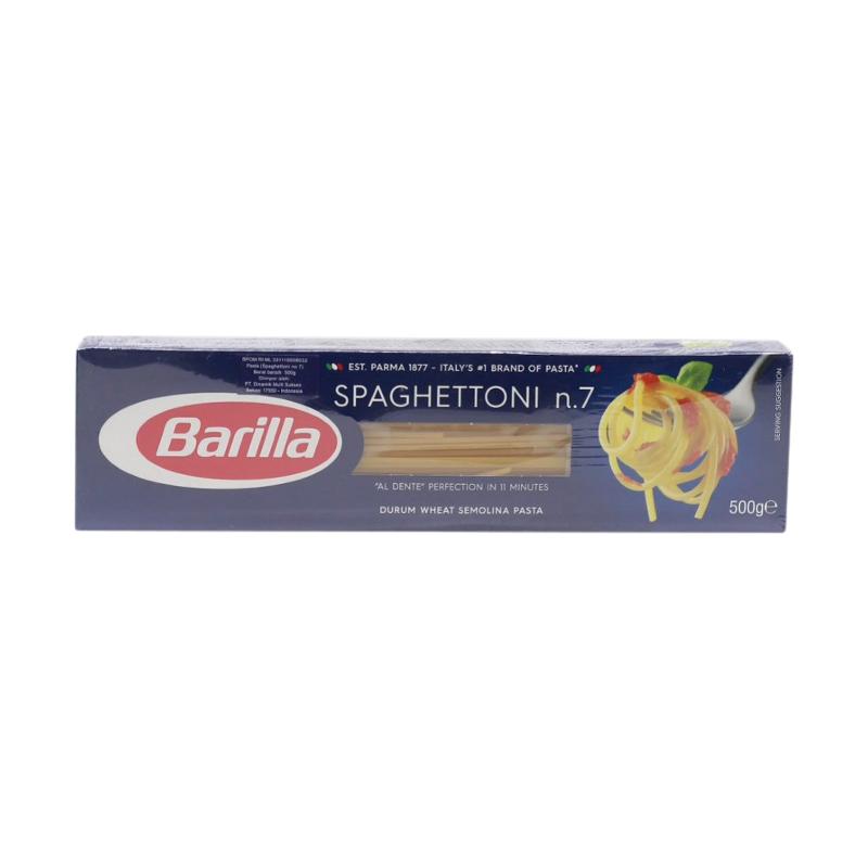 Jual BARILLA SPAGHETTONI NO 7 [500 g/ 1 Pcs] di Seller Papaya Fresh ...