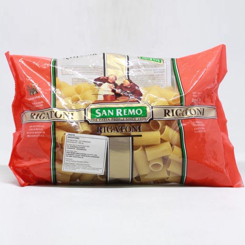 Jual SAN REMO PASTA RIGATONI 500 GR di Seller Papaya Fresh Gallery ...
