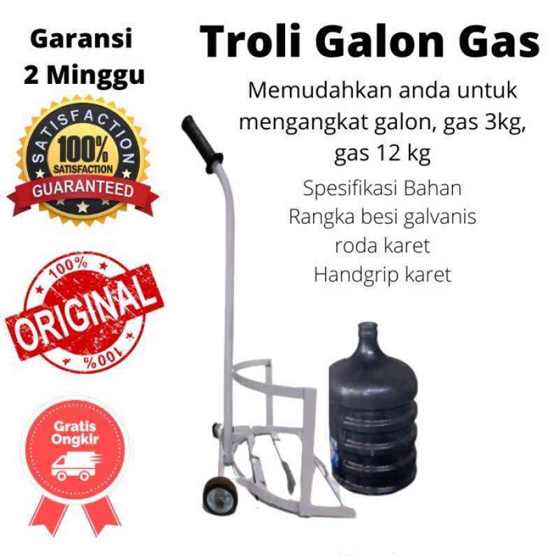 Jual Troli Trolley Galon, Gas 12 Kg, Gas 3 Kg Upgrade Desain Di Seller ...