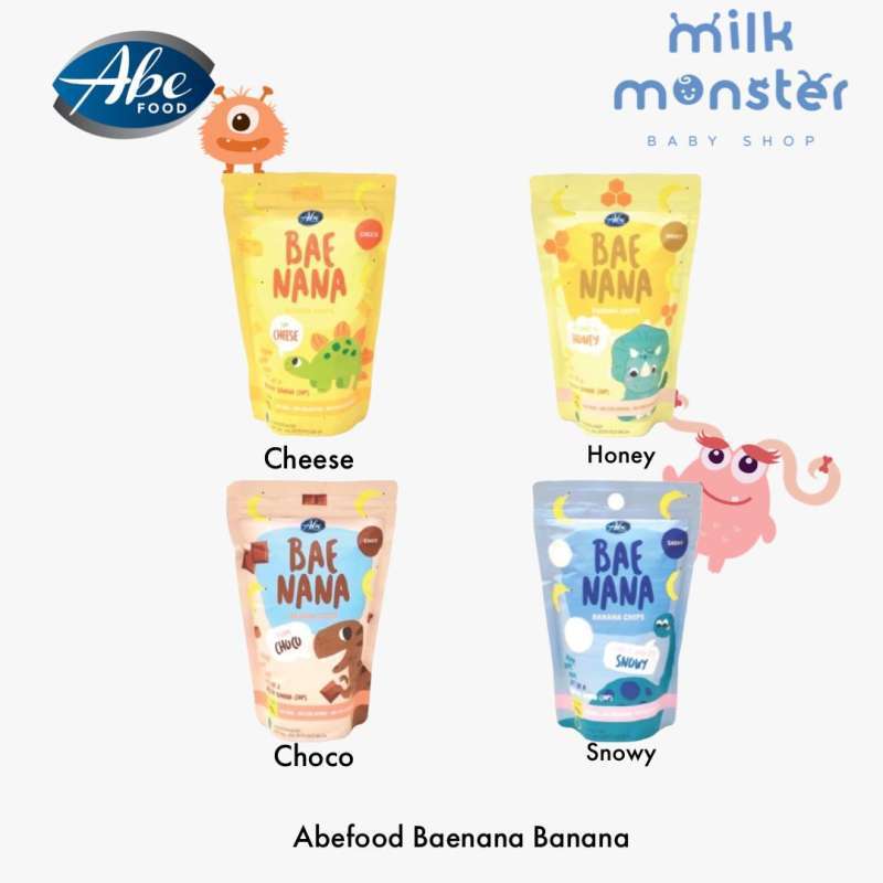 Jual ABE FOOD BAENANA BANANA CHIPS / Snack bayi dan anak di Seller Milk ...