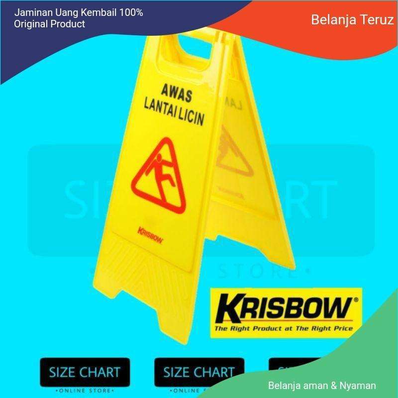 Jual Krisbow Floor Sign/papan Informasi Awas Lantai Licin Di Seller ...