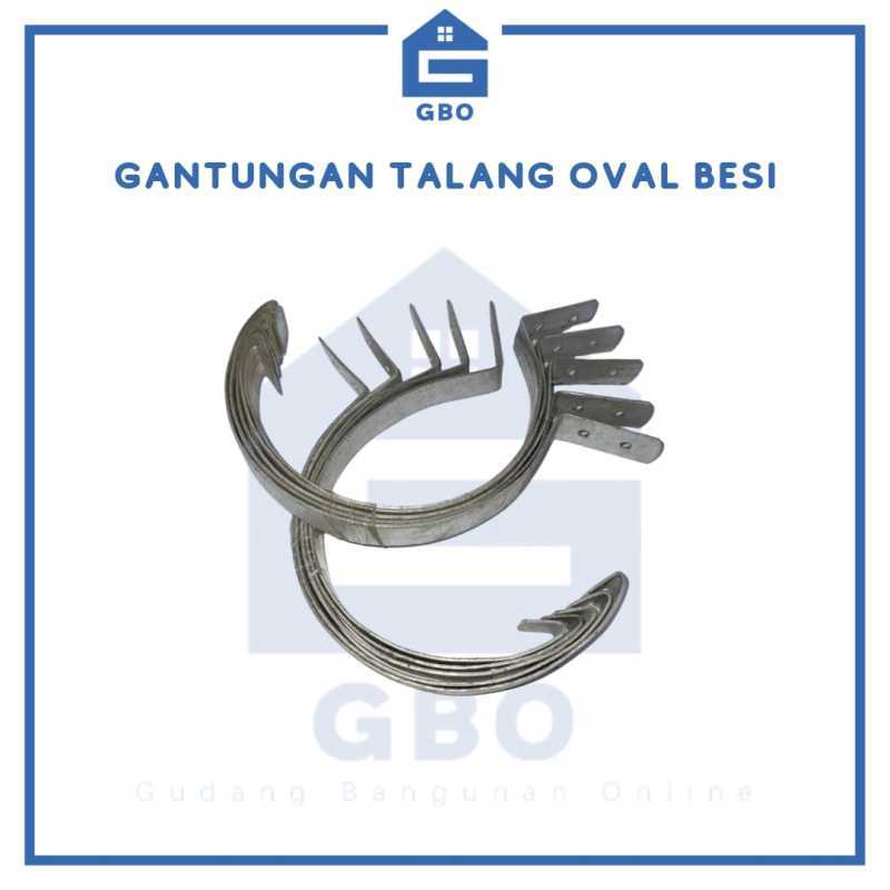 Jual Gantungan Talang Oval Besi / Gantungan Talang Besi / Talang ...