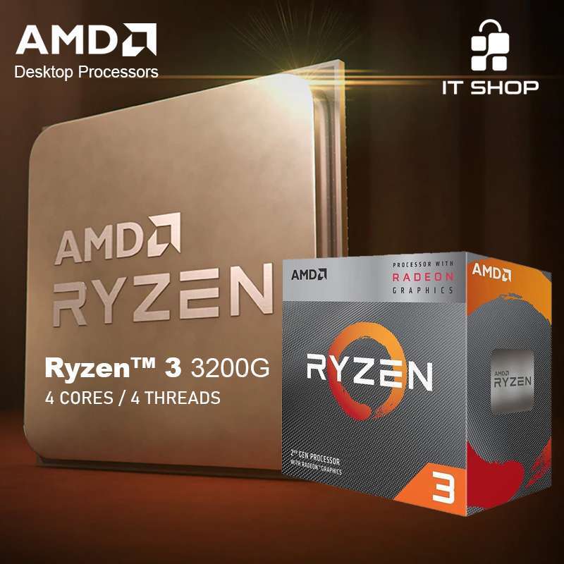 Jual Processor AMD AM4 RYZEN 3 3200G Box Wraith Cooler di Seller IT ...