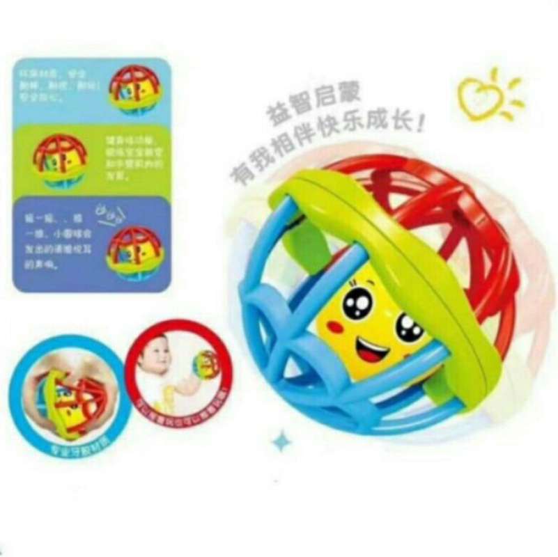 Jual Mainan Bayi Bola Kerincingan Silikon / Kerincingan Gigitan di ... Jual Mainan Bayi Bola Kerincingan Silikon / Kerincingan Gigitan di ...