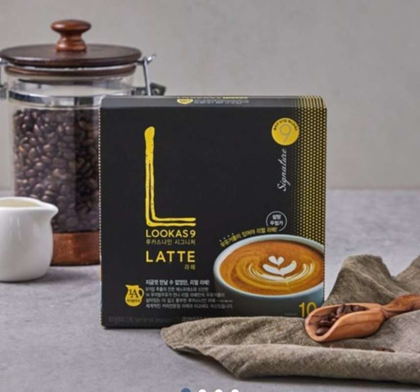Jual lookas 9 coffee/kopi korea/caffe latte di Seller Yobo Mart ...