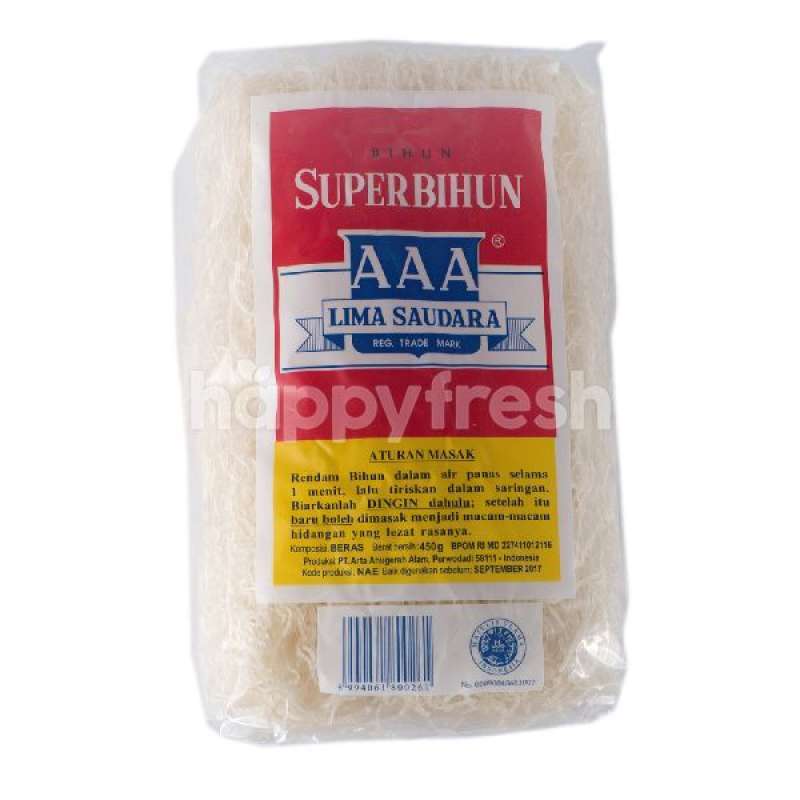 Promo Aaa Lima Saudara Super Bihun 450g - Rice Vermicelli 220 Gr Besar ...