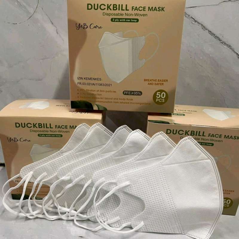 Jual Masker Duckbil Putih di Seller Aleesyaa Shop - Kali Abang Tengah ...
