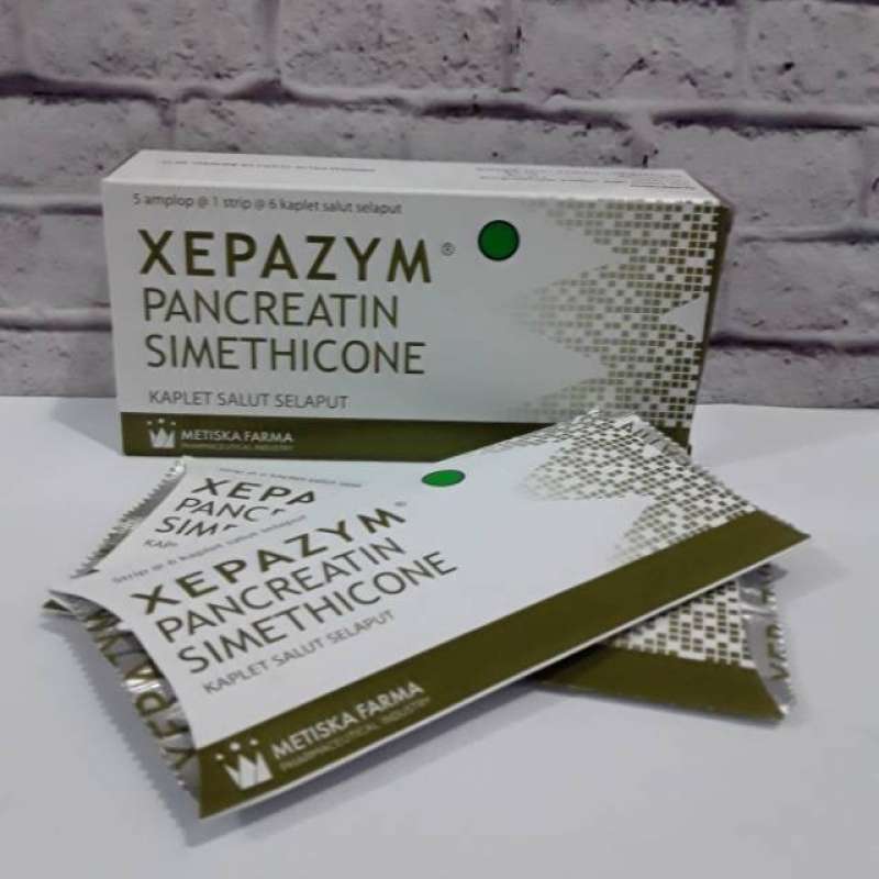 Jual Xepazym Pancreatin Simethicone Isi 30 Kaplet Obat Untuk Melengkapi ...