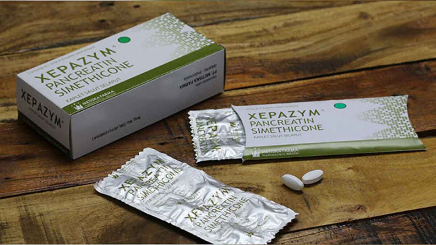 Jual Xepazym Pancreatin Simethicone Isi 30 Kaplet Obat Untuk Melengkapi ...