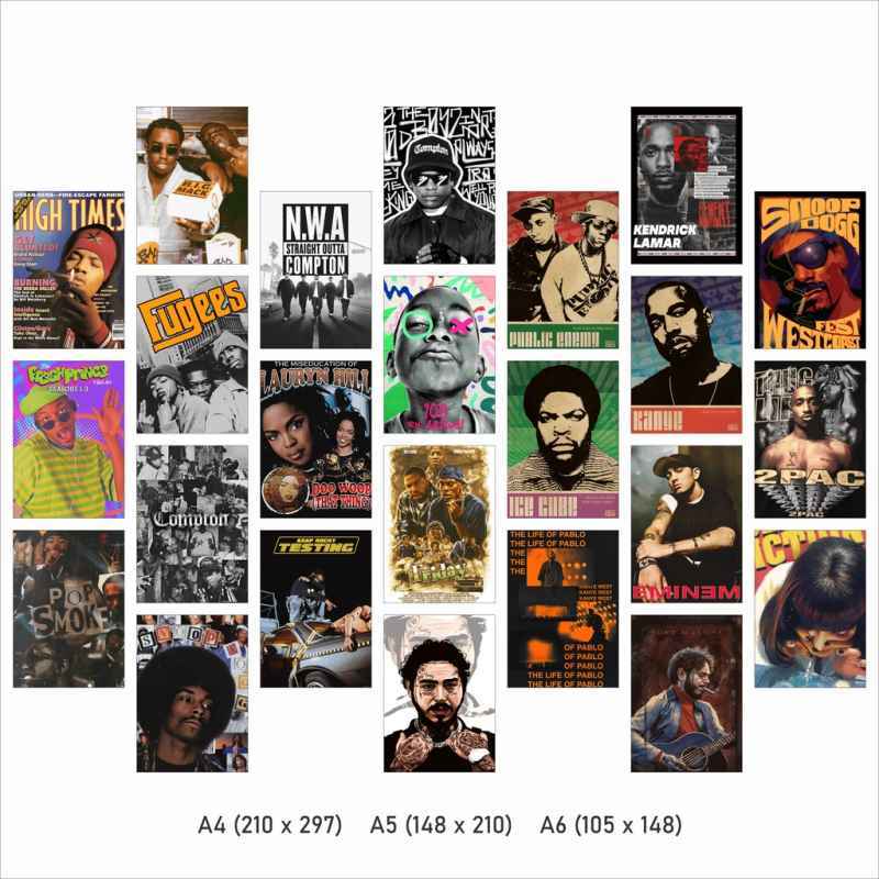 Promo POSTER AESTHETIC RAP WALL COLLAGE WALL POSTER AESTHETIC COLLAGE ...