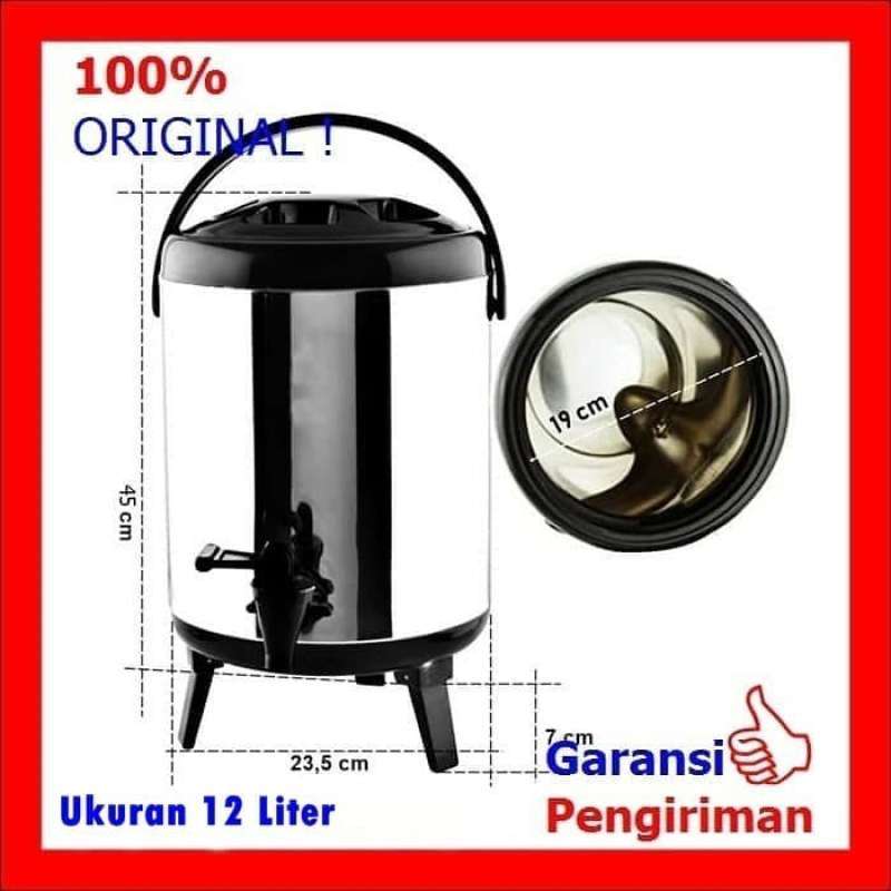 Jual Termos Dispenser Air Panas Dan Dingin Water Jug Stainless 12 Liter ...