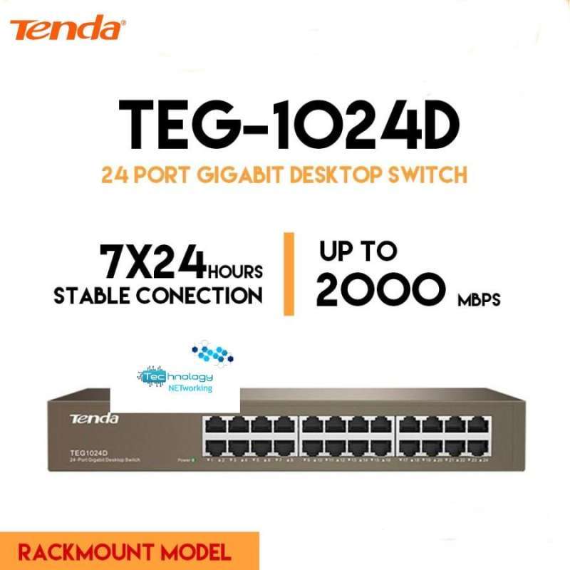 Jual TENDA TEG1024D : 24 PORT GIGABIT ETHERNET SWITCH HUB di Seller ... Jual TENDA TEG1024D : 24 PORT GIGABIT ETHERNET SWITCH HUB di Seller ...