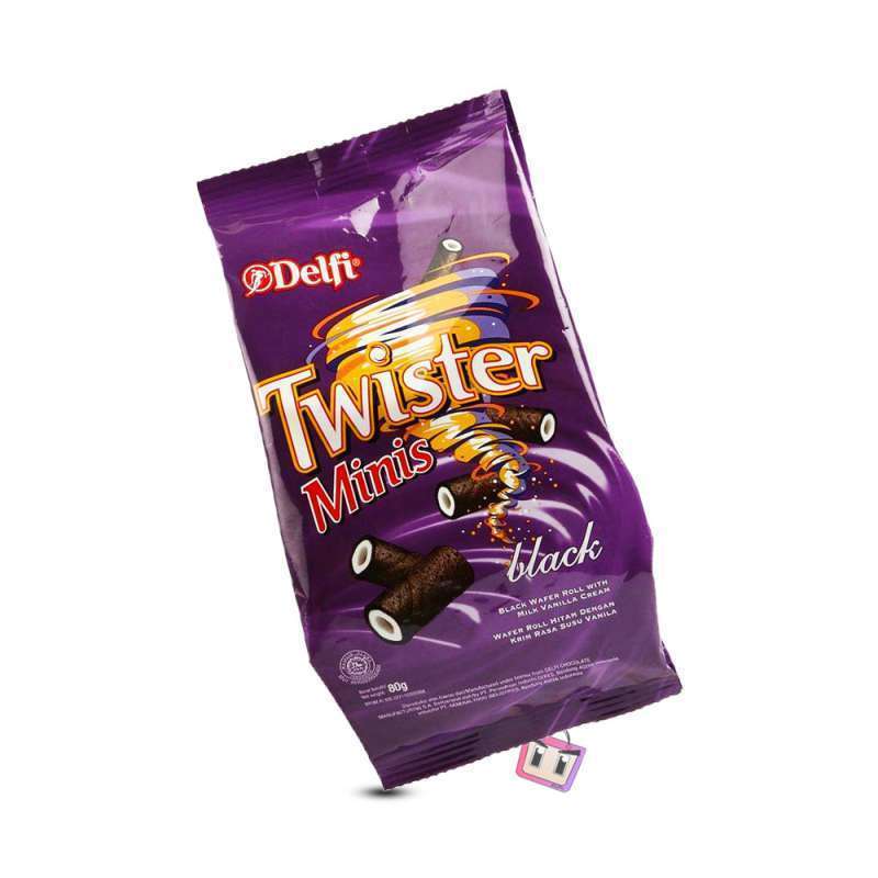 Jual Delfi Wafer Stick Twister Minis Black Terbaru - Harga Promo ...