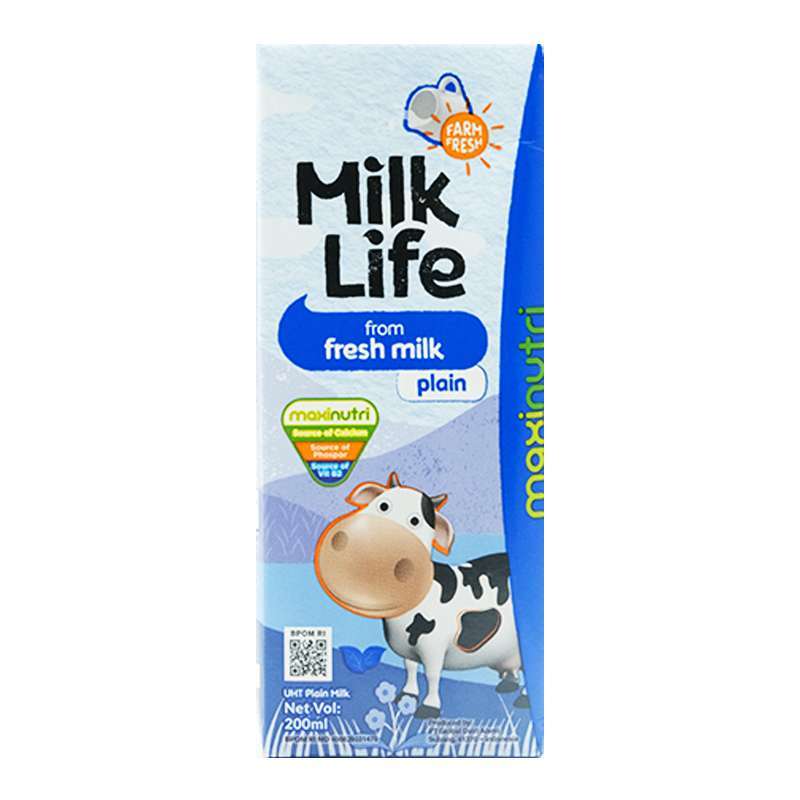 Jual Milk Life Susu Uht Plain 200 Ml Di Seller Alfamidi - Alfamidi ...