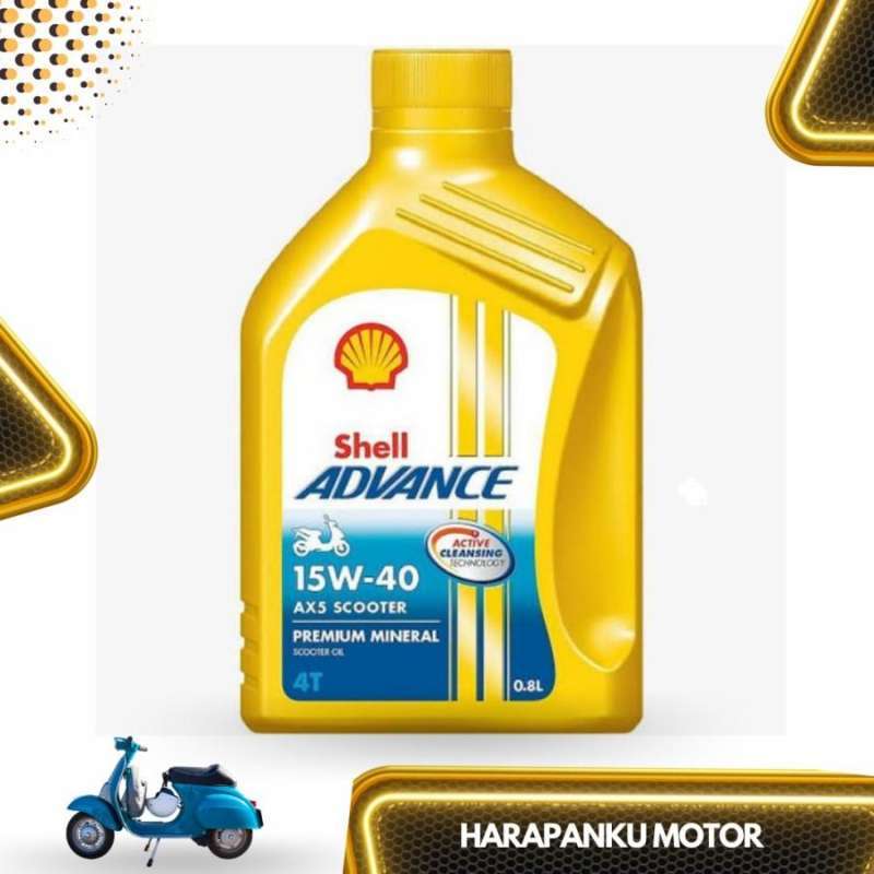 Jual Oli Shell Advance AX5 15W-40 1L di Seller Harapanku Motor - Sisir ...