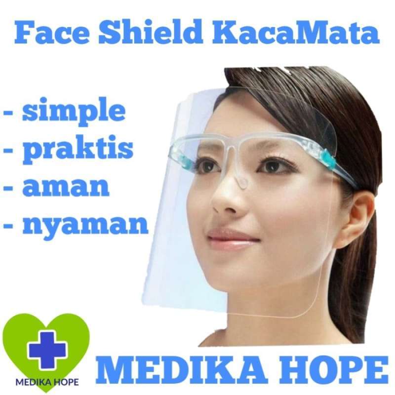 Jual Face Shield Kaca Mata / Alat Pelindung Wajah / Face Shield di ...