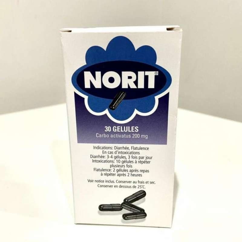 Jual Norit Carbo Activatus 200mg Isi 30 Kapsul Impor Singapore Di ...
